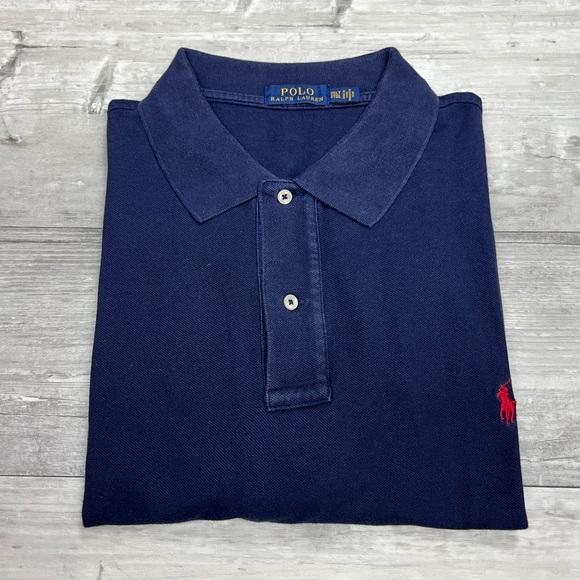 Polo Ralph Lauren | Shirts | Polo Ralph Lauren Navy Blue Polo Shirt 3xlt Tall | Poshmark
